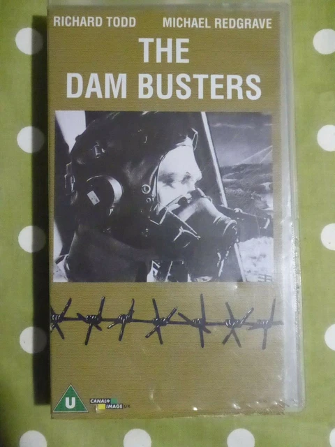 THE DAM BUSTERS Richard Todd Michael Redgrave VHS Video very Good ...