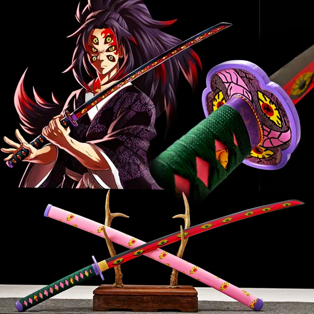 ÉPÉE TUEUSE DE Démons 鬼滅之刃 Sharp Samouraï Japonais Katana Kokushibo ...
