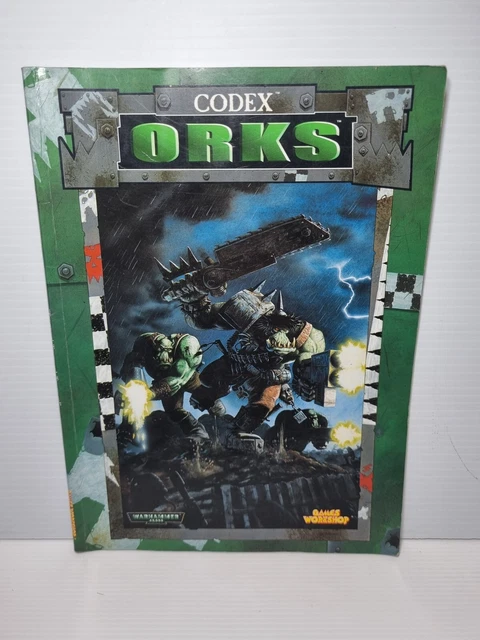WARHAMMER 40K - Codex Orks - 3rd Edition 1999 - Games Workshop - OOP RARE $35.00 - PicClick AU