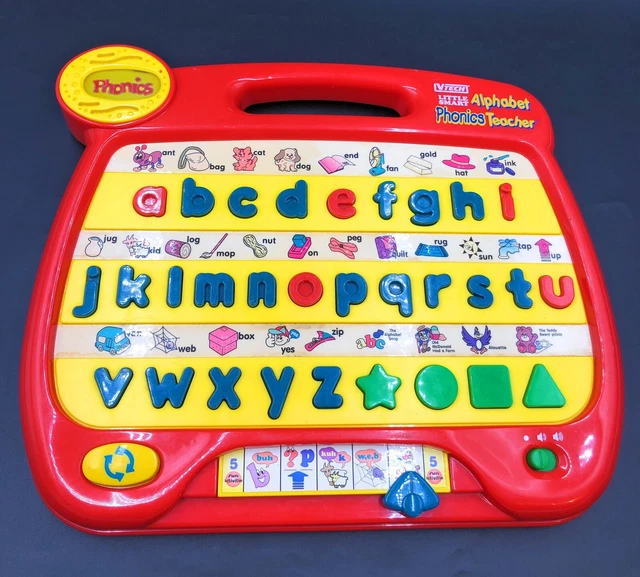 VINTAGE VTECH LITTLE Smart Alphabet Phonics Teacher Electronic Resource ...