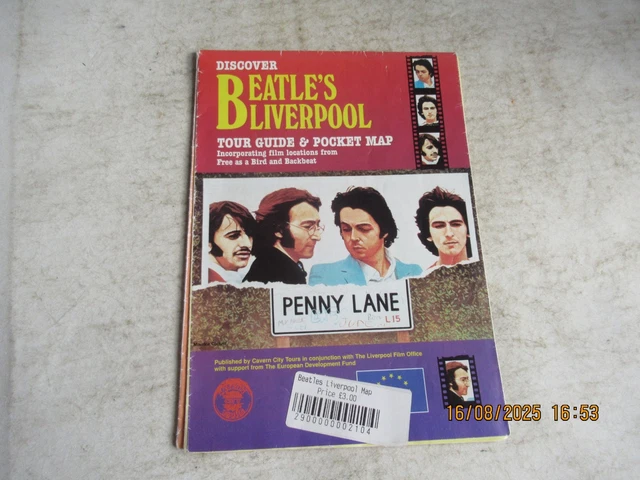 DISCOVER BEATLES LIVERPOOL, Tour Guide + Pocket Map. £5.42 - PicClick UK