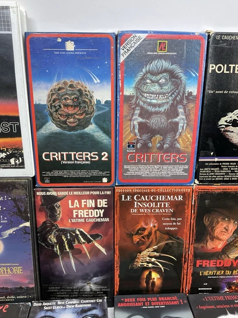 LOT 33 FRENCH Horror Movies Cult Classic Vintage VHS Halloween Scary ...