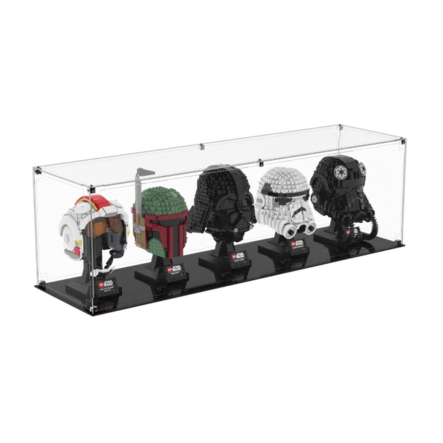 ACRYLIC DISPLAY CASE For LEGO® Helmet Collection Star Wars, Marvel & DC ...