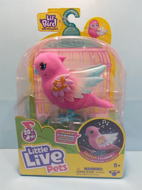 LITTLE LIVE PETS Lil' Bird Skyler - Interactive Toy Bird Talks Back ...