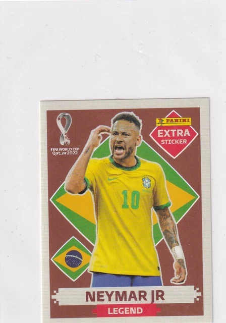 PANINI QATAR WORLD Cup Extra Sticker 2022 Légende Neymar Jr Bronze EUR 24,19 - PicClick FR