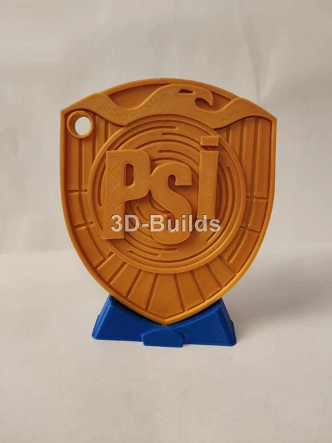 DREDD PSI DIVISION Badge Replica Cosplay Prop WITH Stand Judge Anderson ...