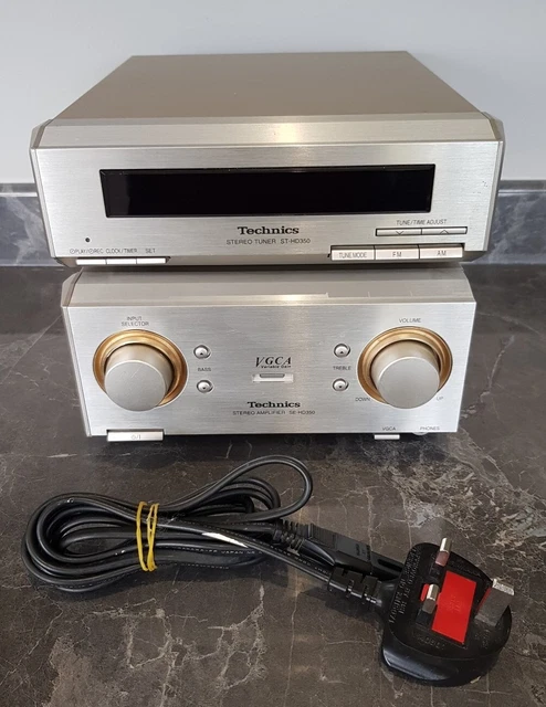 TECHNICS SE-HD350 AMPLIFIER and Tuner ST-HD350 - Tested Working. £34.99 ...