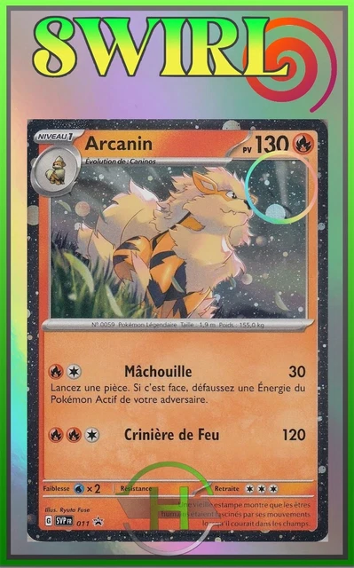 ARCANIN HOLO SWIRL/SPIROULI - Promo - SVP011 - Carte Pokémon Française ...