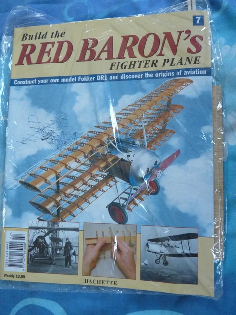 BUILD THE RED Baron's Fighter Plane Fokker Dr1 Hachette Issue 7 New ...
