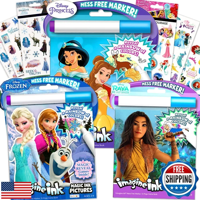 CLASSIC PRINCESS MAGIC Ink Coloring Super Set - 3 Books Featuring ...