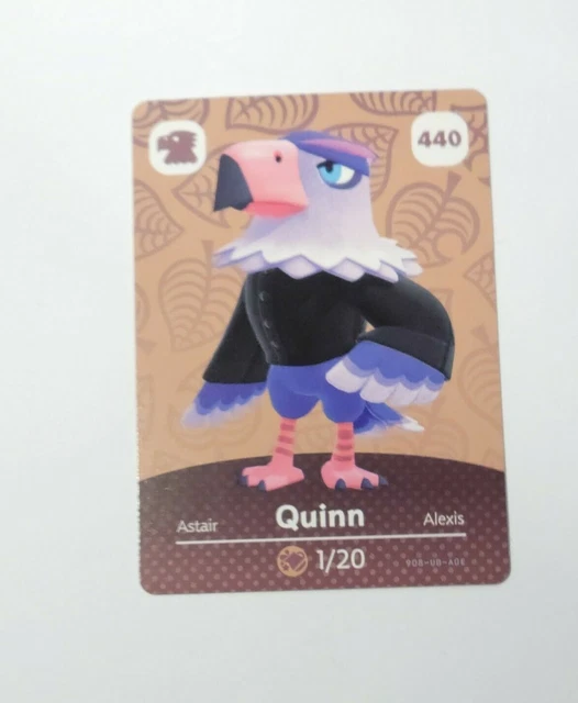 CARTE AMIIBO OFFICIELLE Quinn Animal Crossing ACNH série 5 #440 EUR 3,59 - PicClick FR