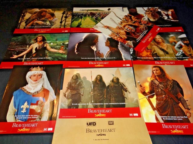 BRAVEHEART M.GIBSON sophie Marceau jeu photos prestige grand format ...