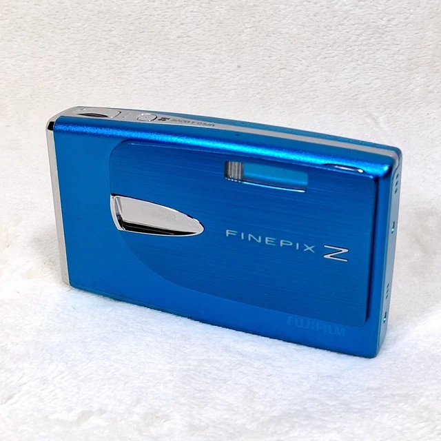 FUJIFILM FINEPIX Z20FD Y2K Digital Camera Blue 3× Zoom w/ Accessories ...