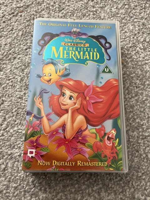 THE LITTLE MERMAID VHS Video (1998) Walt Disney Classics Rated U £3.50 ...