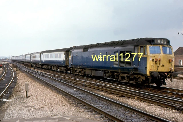 6X4 COLOUR RAILWAY photograph Class 50 50023 at Reading 07.75 £1.00 ...