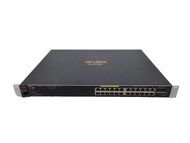 SWITCH HPE ARUBA 2530-24G J9773A PoE+ GIGABIT ETHERNET A 24 PORTE ...