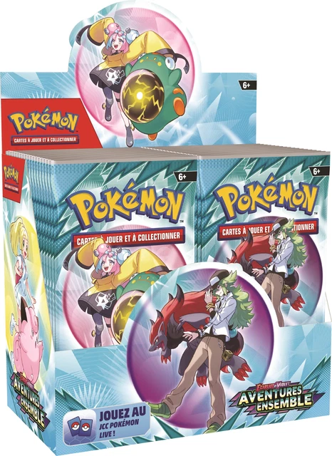 DISPLAY 36 BOOSTERS Pokémon Aventures Ensemble (EV9) 🇫🇷 EUR 289,99 ...
