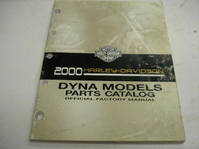 HARLEY DAVIDSON OME 2000 DYNA Models Parts Catalog OEM Manual P/N 99439 ...