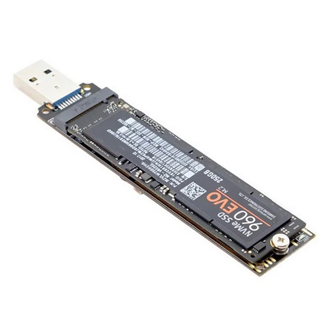 M.2 TO USB 3.1 Type-C Adapter M2 SSD Adapter NVME PCIE M Key SSD ...