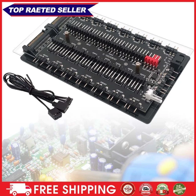 4PIN PWM 5V ARGB ARGB PWM Fan Hub Motherboard Sync Dual 16-bit for Case ...