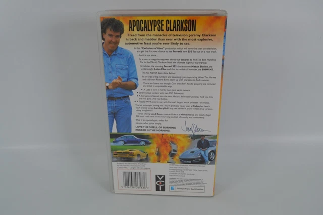 JEREMY CLARKSON APOCALYPSE Clarkson - 1997 VHS Video Cassette Tape PAL ...