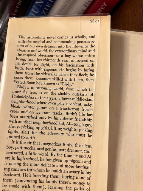 WILLIAM WHARTON / Birdy 1a edizione 1979 ~ 1a stampa ~National Book ...