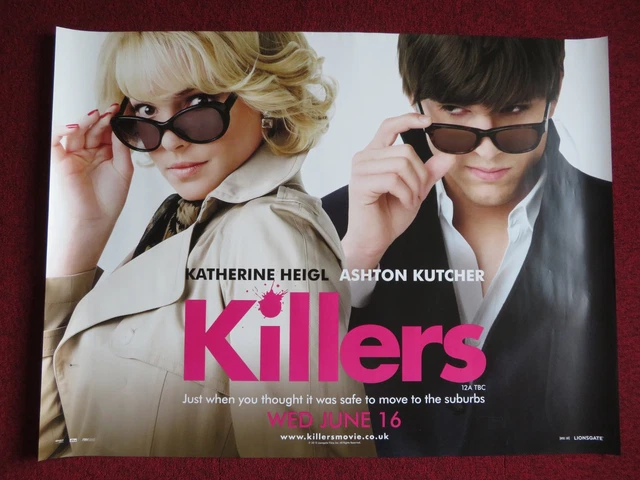 KILLERS UK QUAD (30"x 40") ROLLED POSTER ASHTON KUTCHER KATHERINE HEIGL 2010 EUR 21,87 - PicClick IT