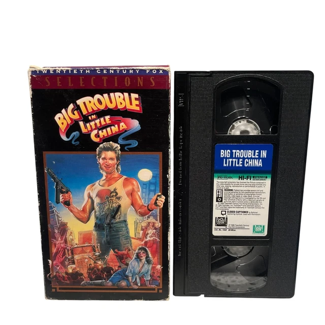 BIG TROUBLE IN Little China VHS Rare Horror Tape Kurt Russell John ...