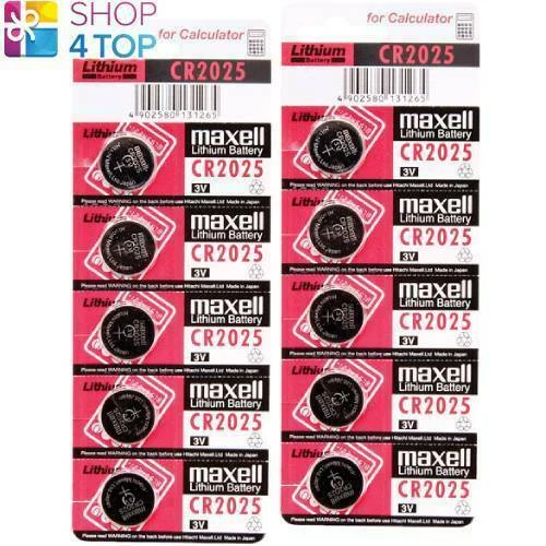 10 MAXELL CR2025 Lithium Batteries 3V Coin Cell Dl2025 Exp 2029 New £7.34 - PicClick UK