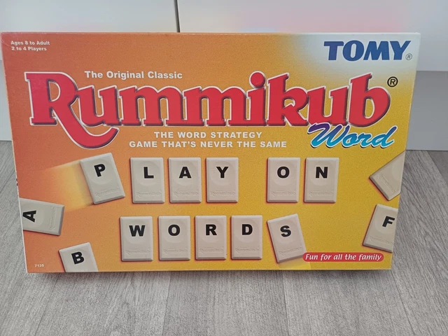RUMMIKUB WORD BOARD Game Tomy Vintage 1995 Complete VGC £16.13 ...