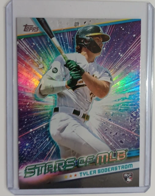 CARTE RECRUE 2024 Topps Series 1 TYLER SODERSTROM Stars of MLB # SLMB ...