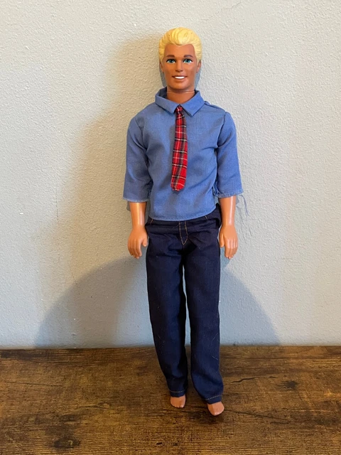 KEN DOLL 1991 Head 1968 Body Moulded Hair Mattel Dressed vintage £17.34 ...