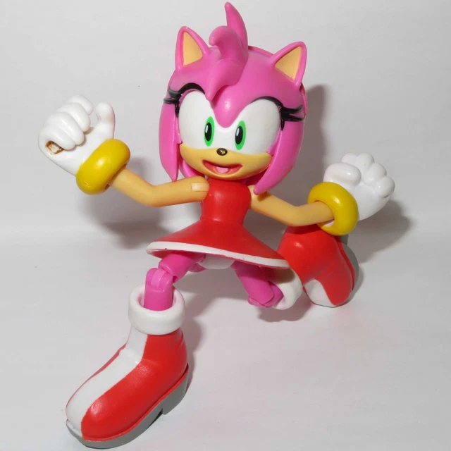 4& JAKKS AMY Rose! Modern Jointed Sonic The Hedgehog Figure Toy Sega ...