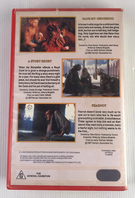 THE STORY TELLER Vol.1 VHS Big Box video cassette Ex-Rental $60.00 ...