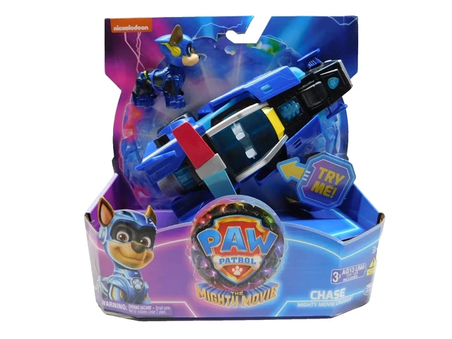 NEW PAW PATROL: The Mighty Movie Chase Rescue Cruiser with lights sound ...