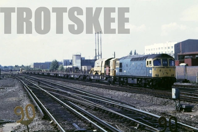 35MM SLIDE BR British Rail Diesel Loco Class 33 33035 1987 Basingstoke ...
