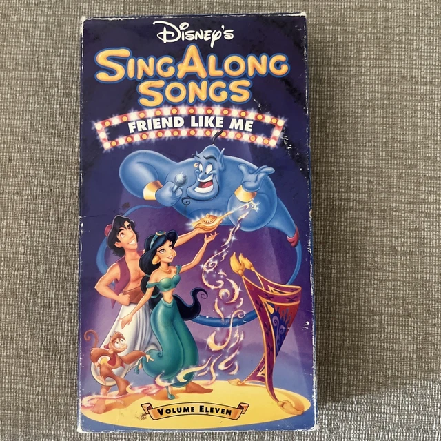 DISNEY'S SING ALONG Songs Friend Like Me VHS Volume 11 EUR 7,86 ...