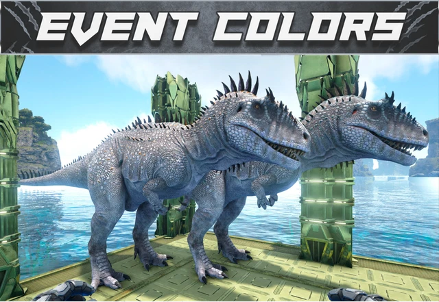 ARK SURVIVAL EVOLVED New Color Albino Carcharodontosaurus (Carcha) PS4 ...