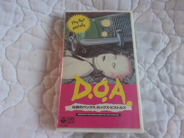 D.O.A. VHS JAPANESE Video Punk Rock The Sex Pistols 1978 Tour Dead Boys ...