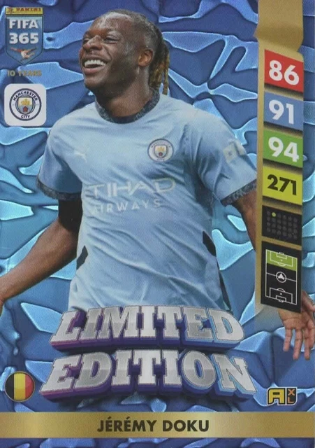 PANINI FIFA 365 2025 limited Edition Jérémy Doku Manchester City EUR 2 ...