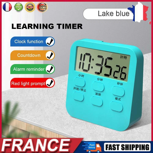 PORTABLE ALARM CLOCK Timer Self-discipline Digital Clock for Home ...