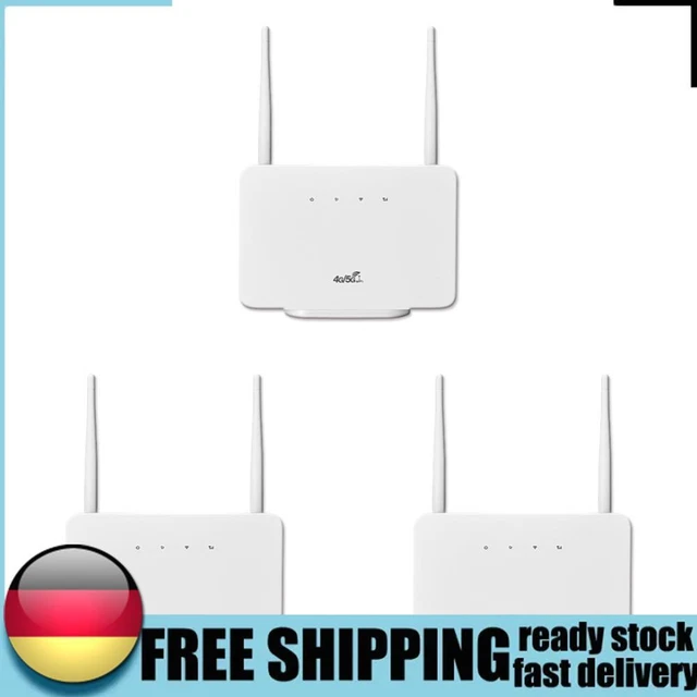 MODEM ROUTER 4G LTE CPE 300 Mbps hotspot wireless con slot scheda SIM ...