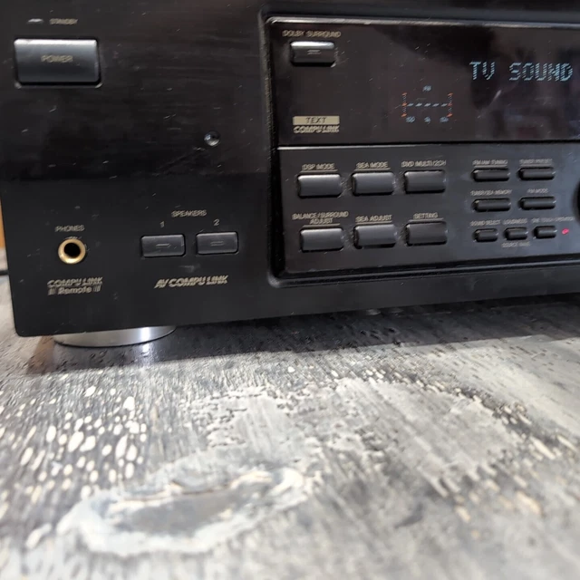 JVC 5.1 SURROUND AM/FM Stereo Receiver with Dolby RX-774BK - Working ...