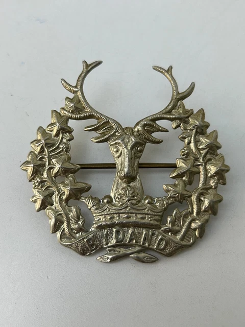 GORDON HIGHLANDERS CAP Badge Original Scottish Regiment Military Army £ ...