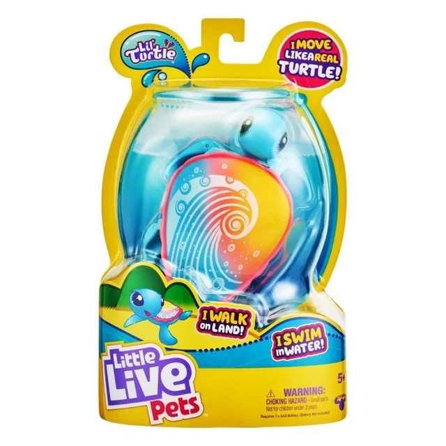 LITTLE LIVE PETS Lil Turtle Series 10 Single Pack Assorted - Randomly ...