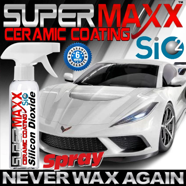 CERAMIC CAR COATING Spray Sio2 Ceramic Quick Detail High Gloss Wet Look ...