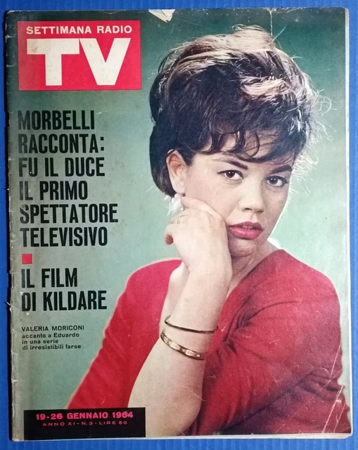 VALERIA MORICONI DE R@R@ Magazine Télévisé Hebdomadaire Radio De 1964 ...