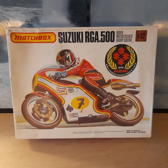 SUZUKI RGA.500 BARRY Sheene 1979 World Champion 1/12 Scale Matchbox ...