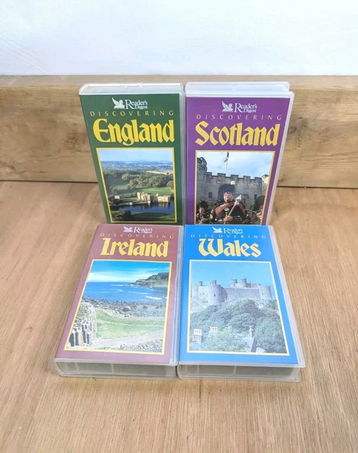 4 X VINTAGE Readers Digest Discovering Scotland-England-Ireland-Wales ...