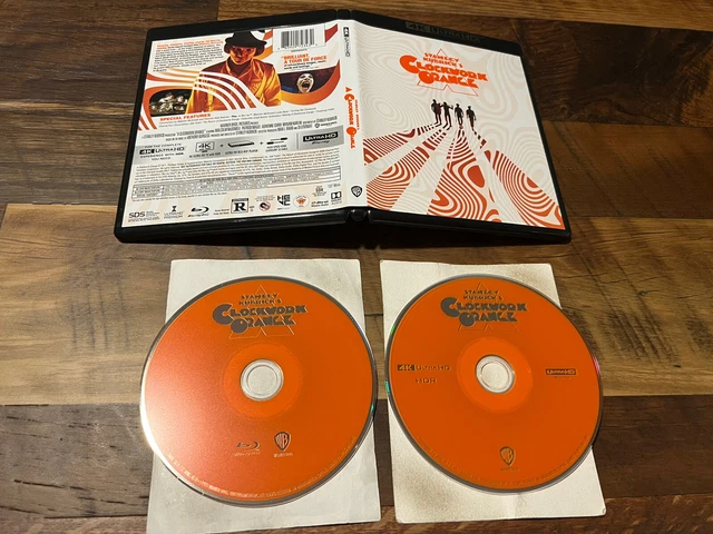 A CLOCKWORK ORANGE 4K Ultra HD/Blu ray*Warner Bros*2 Disc*70’s Classic ...